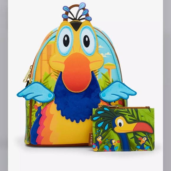 Loungefly | Bags | Loungefly Disney Pixar Up Kevin Babies Set | Poshmark